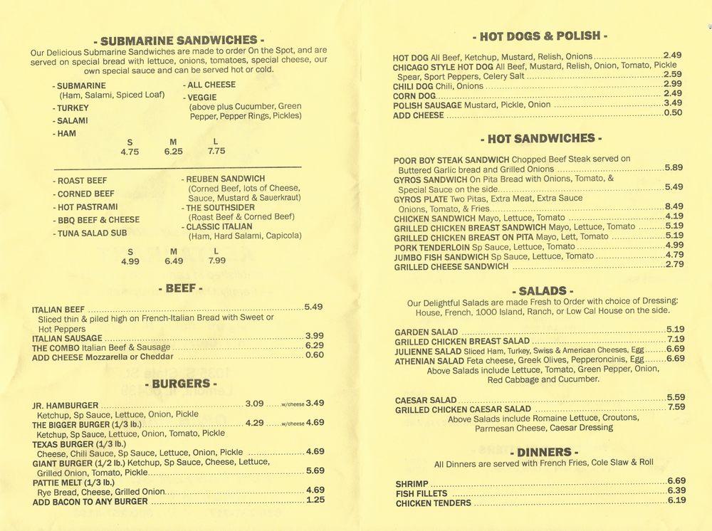 Menu at Lemon Tree Casual Dining restaurant, Lemont, State St