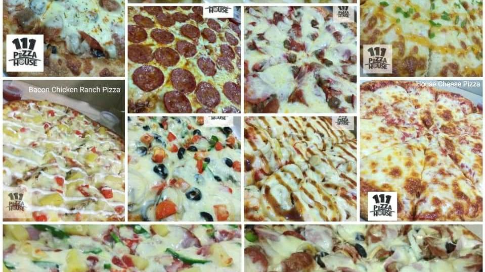 Menu at 111 Pizza House restaurant, Quezon City