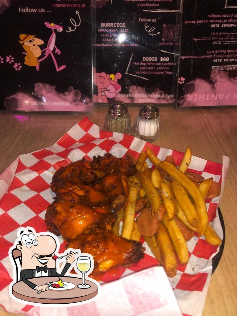 Restaurante Pink Panther Burgers & Chicken, Tulum, Tulum - Carta del ...