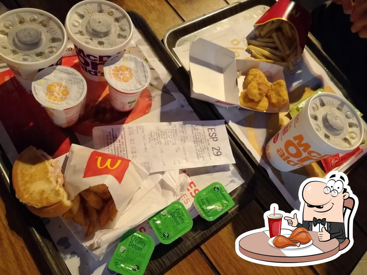 McDonald's fast food, Cannes, ZA Les Tourrades - Restaurant menu and ...