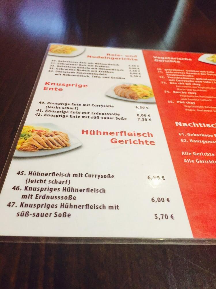 Speisekarte von Bun Bo restaurant, Frankfurt am Main