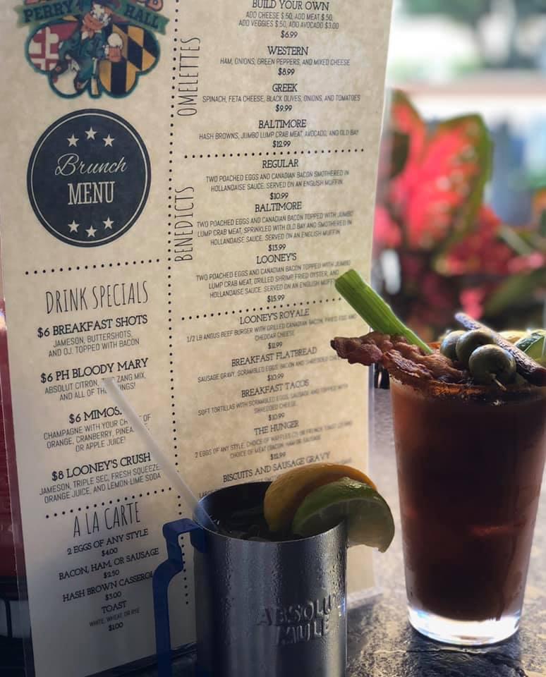 Menu at Looney’s Pub Perry Hall, Overlea, Belair Rd