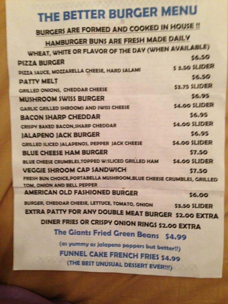 Menu at Sandi's Diner restaurant, Corpus Christi, 3801 S Staples St