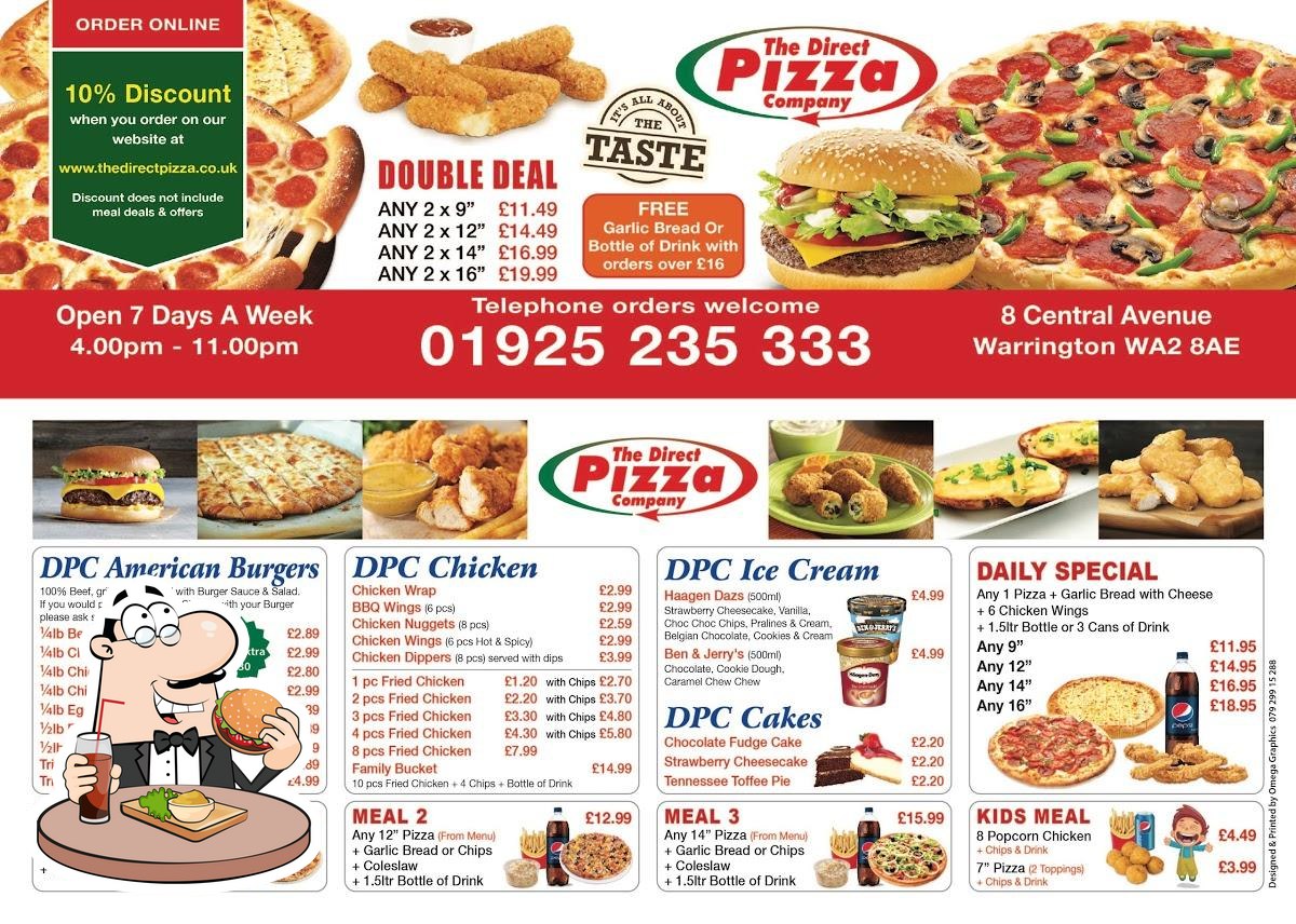 The Direct Pizza & Kebab Company in Warrington - Restaurant menu and ...