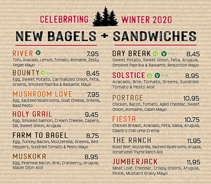 Menu at Trading Post Cabin cafe, Port Severn