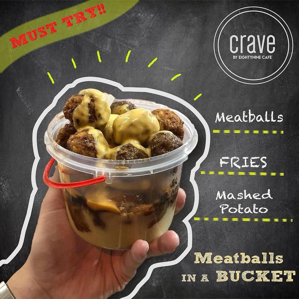Menu at CRAVE restaurant, Puerto Princesa