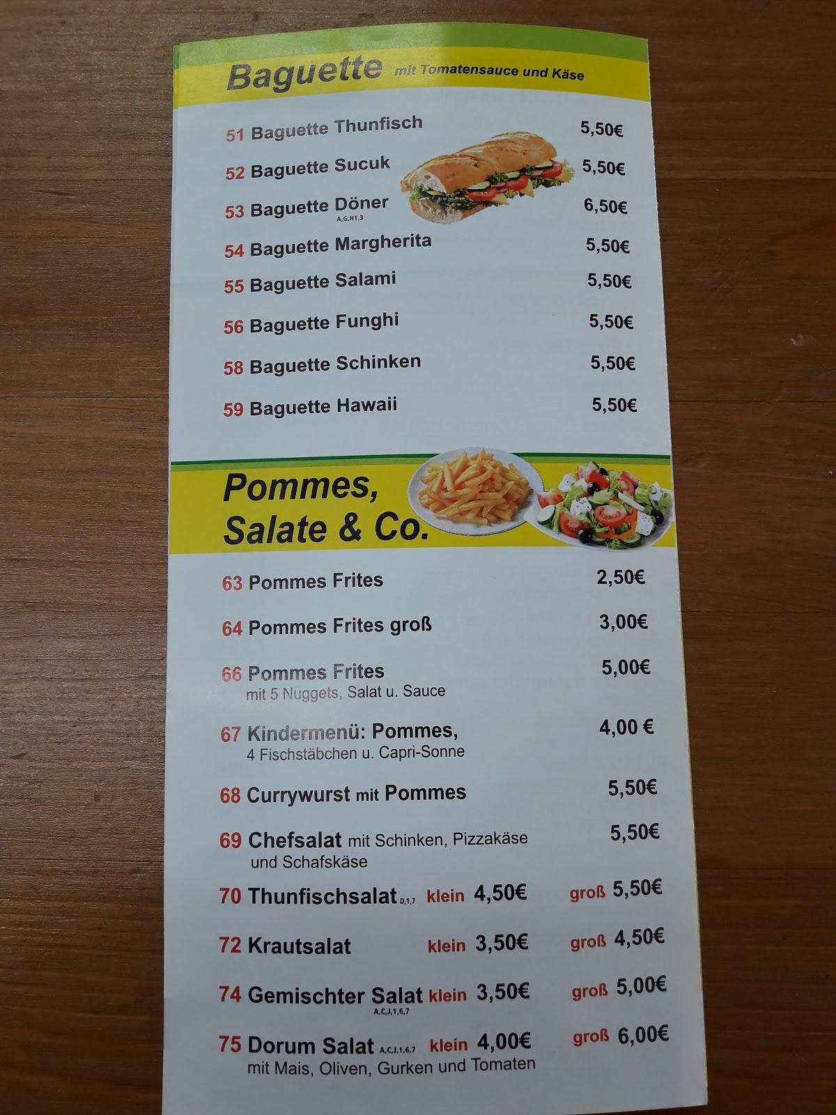 Menu at Dorum Kebab Haus pub & bar, Wurster Nordseeküste