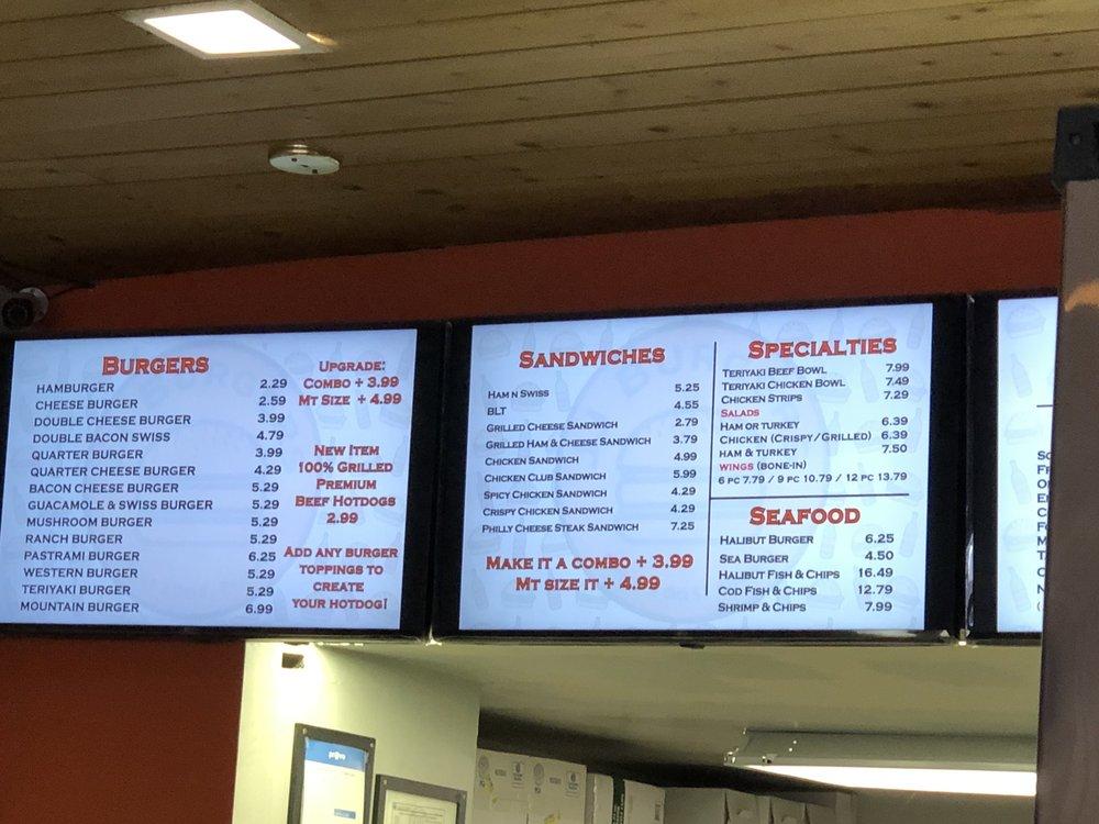 Carta del restaurante JJ Burger, Provo