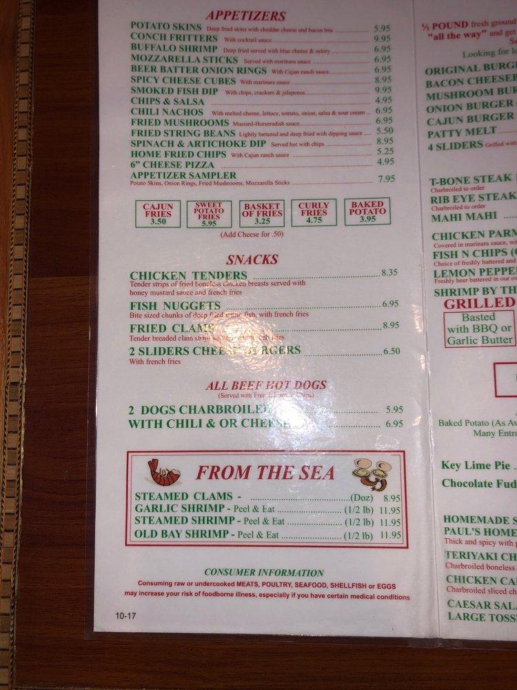 Menu at Uncle Al's pub & bar, Davie, 8200 Griffin Rd
