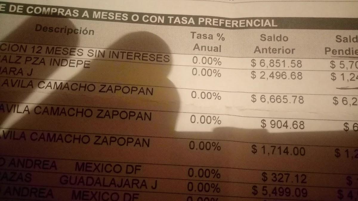Menu at "EL CAIMAN FELIZ" restaurant, Guadalajara