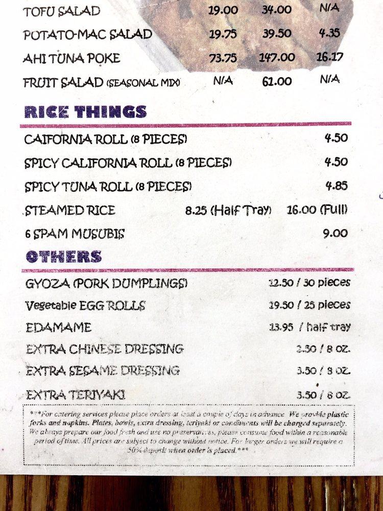 Menu at Ladybug Café restaurant, Gardena, S Western Ave