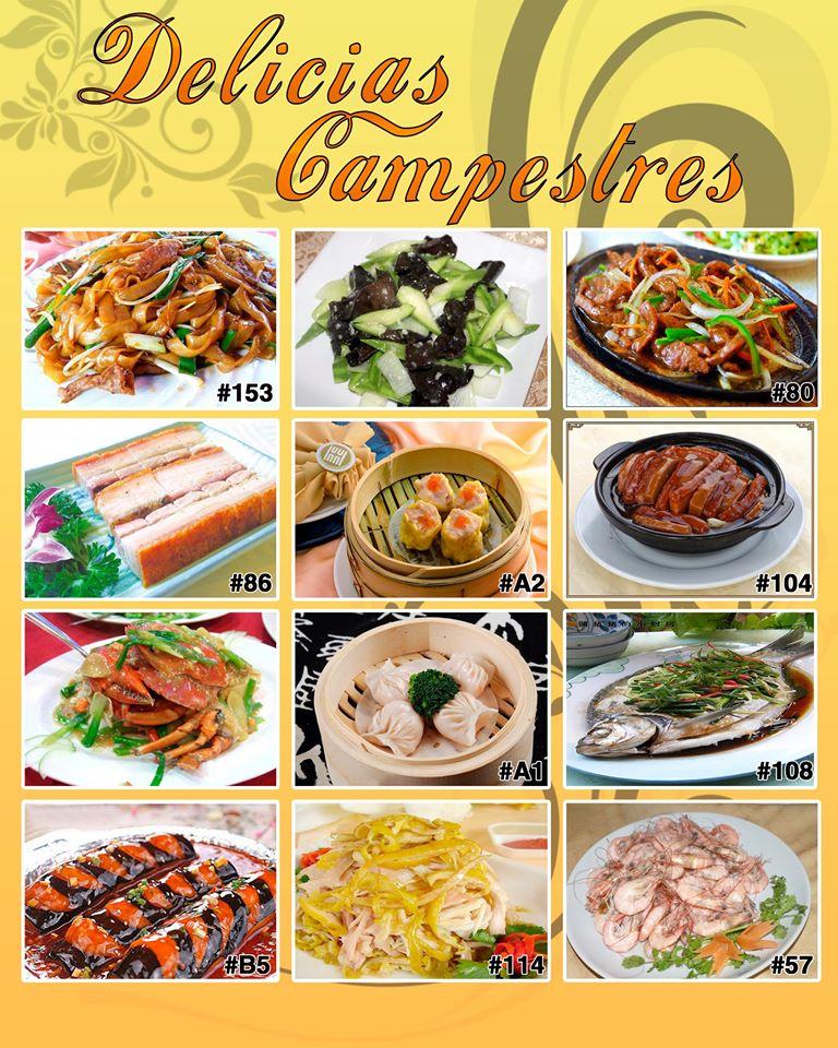 Menu at Delicia Campestre restaurant, Santo Domingo