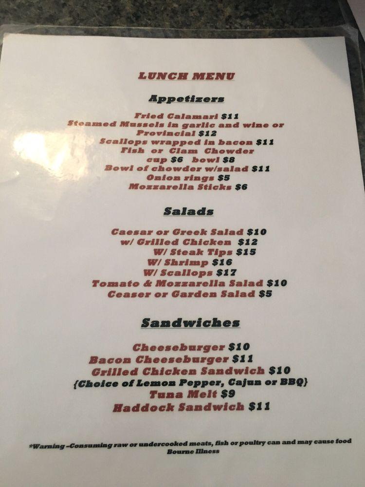 Menu at Causeway Restaurant, Gloucester, 78 Essex Ave