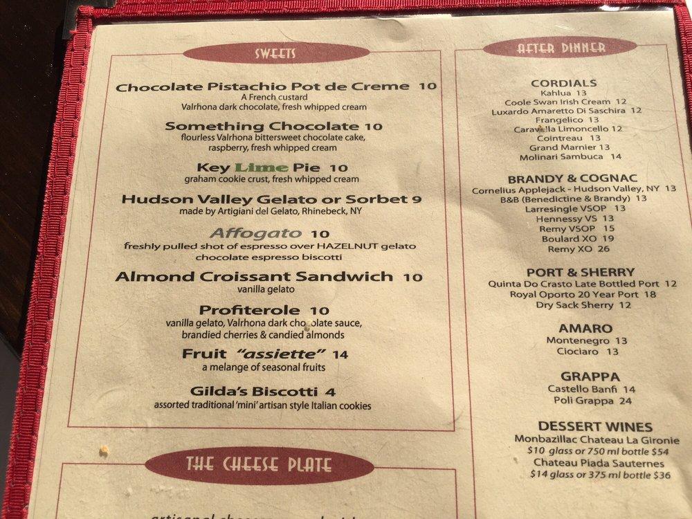 Menu at Red Hat on the River pub & bar, Irvington