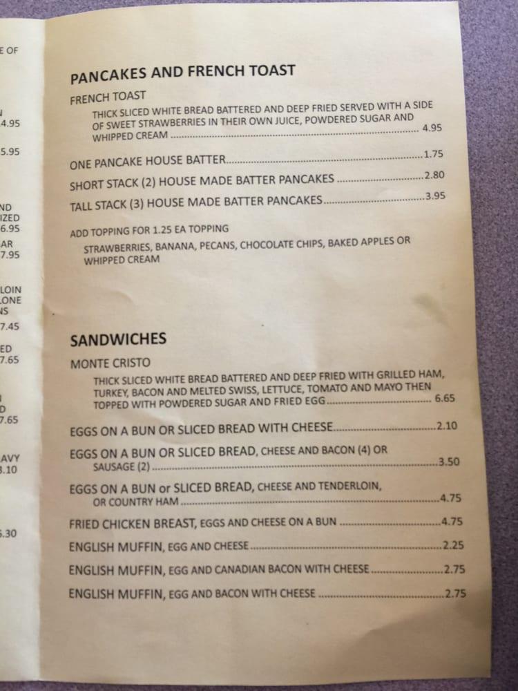 Menu at TJ's Deli & Grill restaurant, Winston-Salem, 5017 Country Club Rd