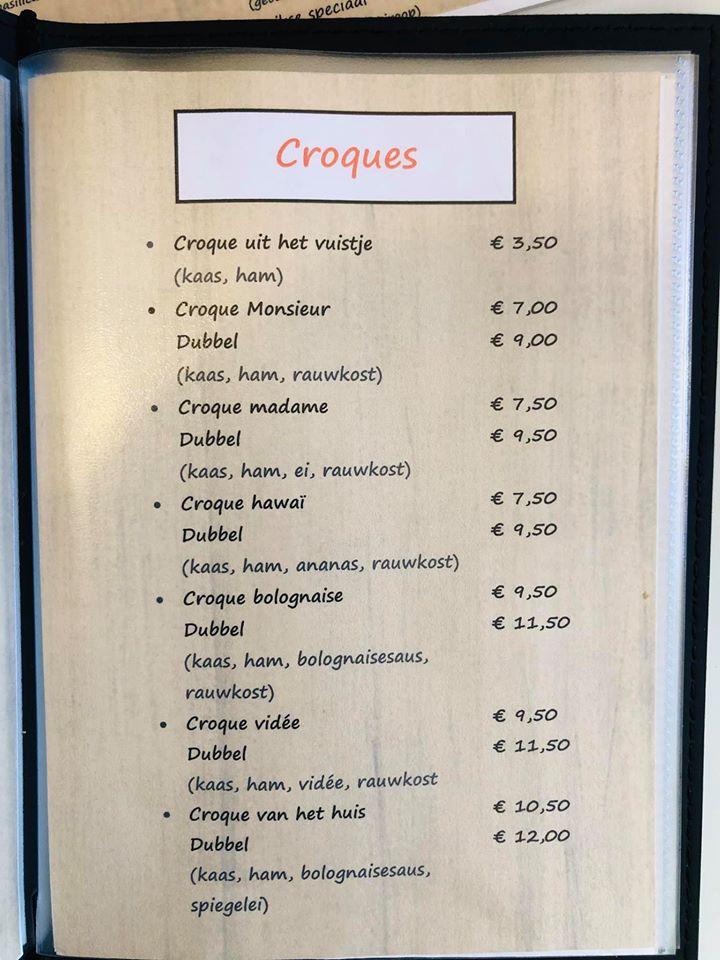 Menu at effe anders helchteren, Houthalen-Helchteren