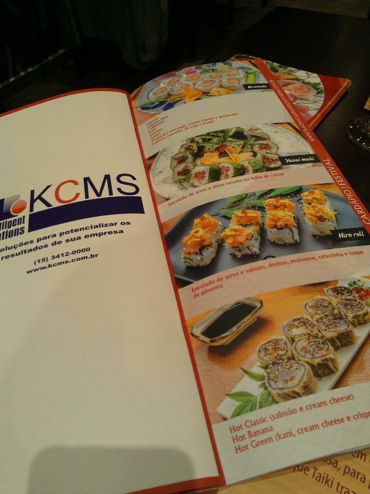 Menu em Naomi Culinária Japonesa restaurante, Sorocaba