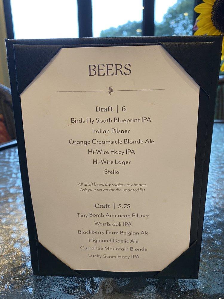 Menu at Grill Room, Highlands
