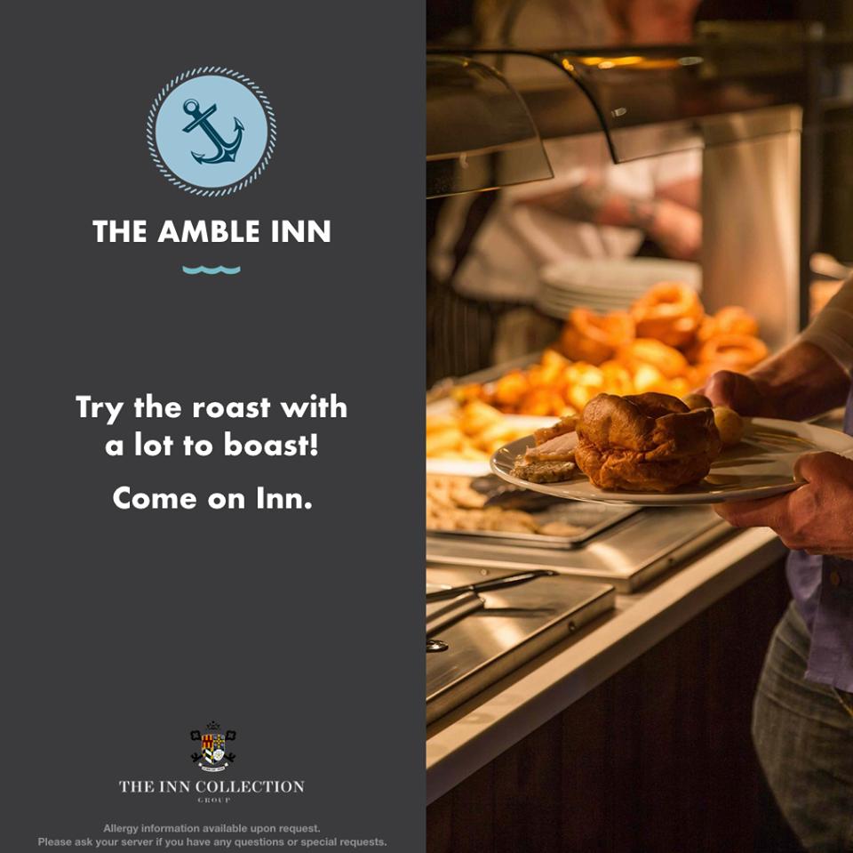 Menu at The Amble Inn pub & bar, Amble