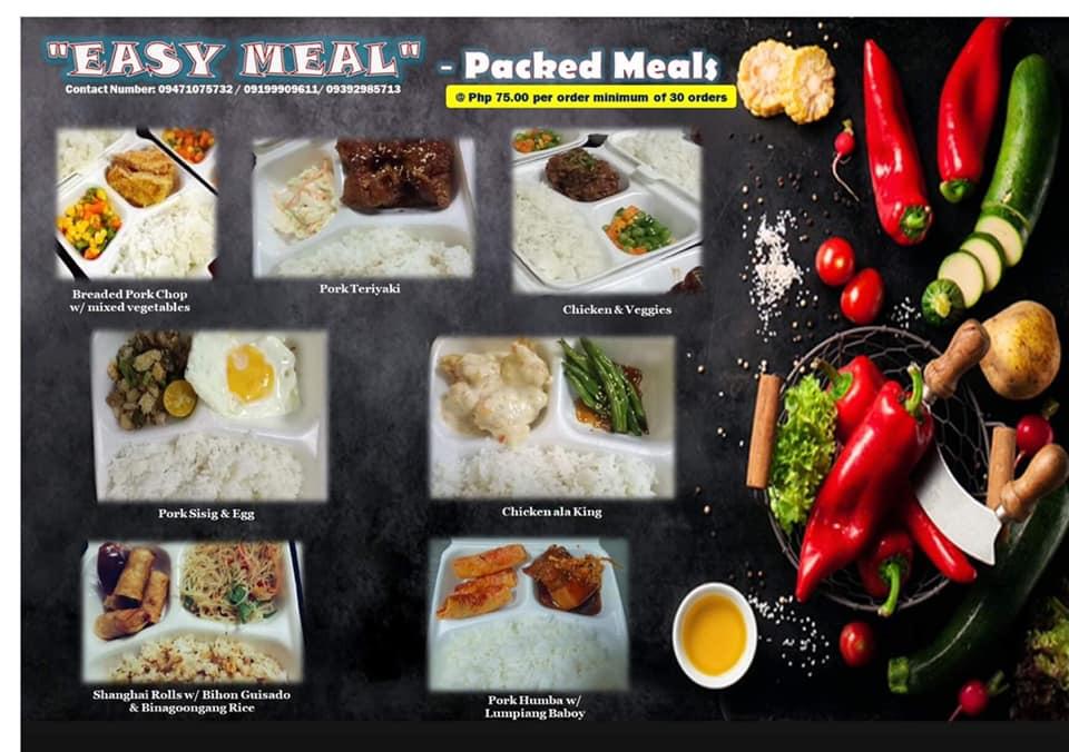 Menu at Easy Meal - Packed Meal restaurant, Toledo City