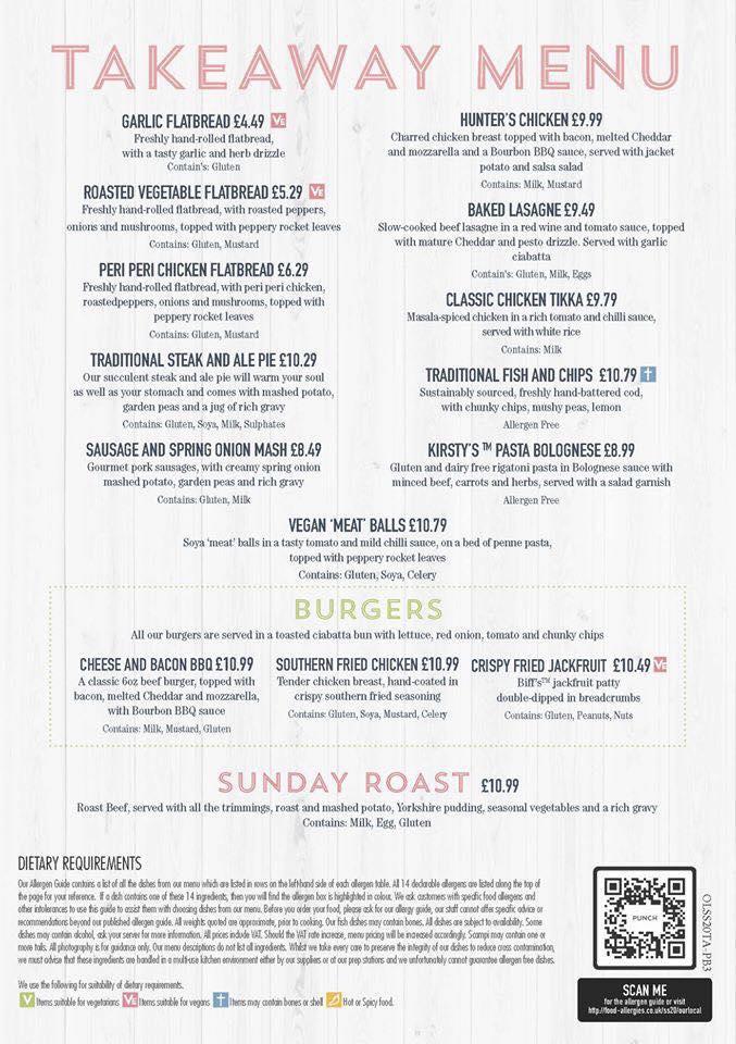 Menu at The Star pub & bar, Newton Abbot, Old Liverton Road