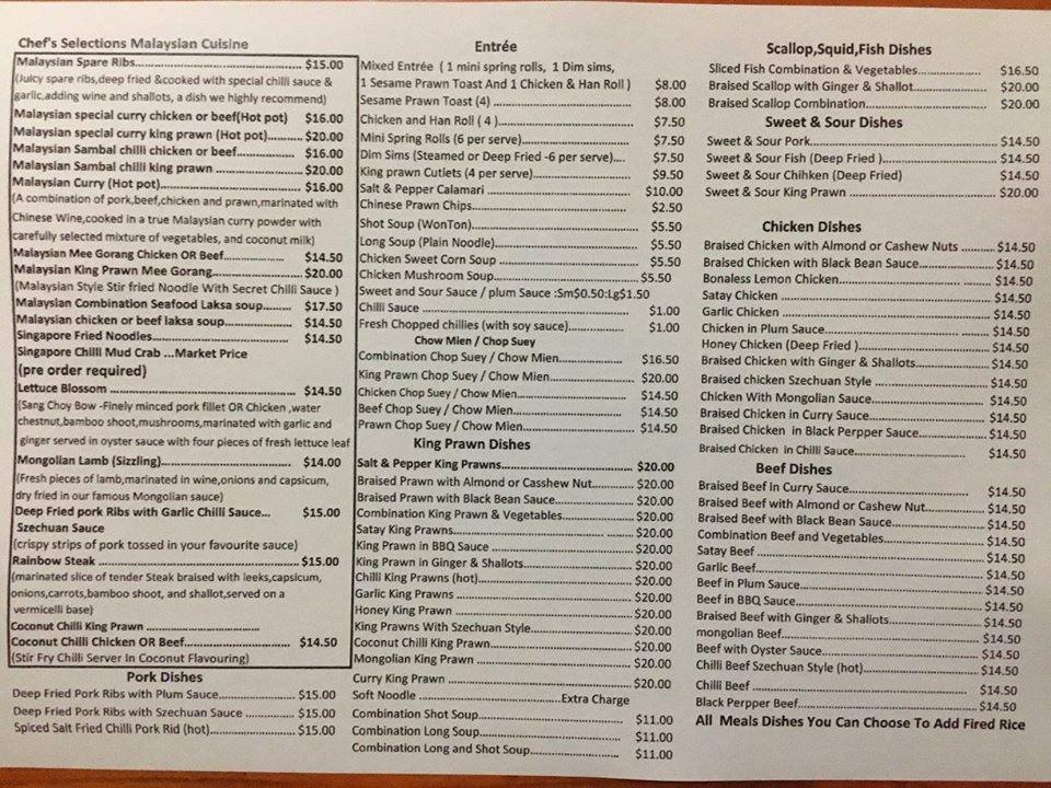 Menu at Imperial Hotel pub & bar, Inverell