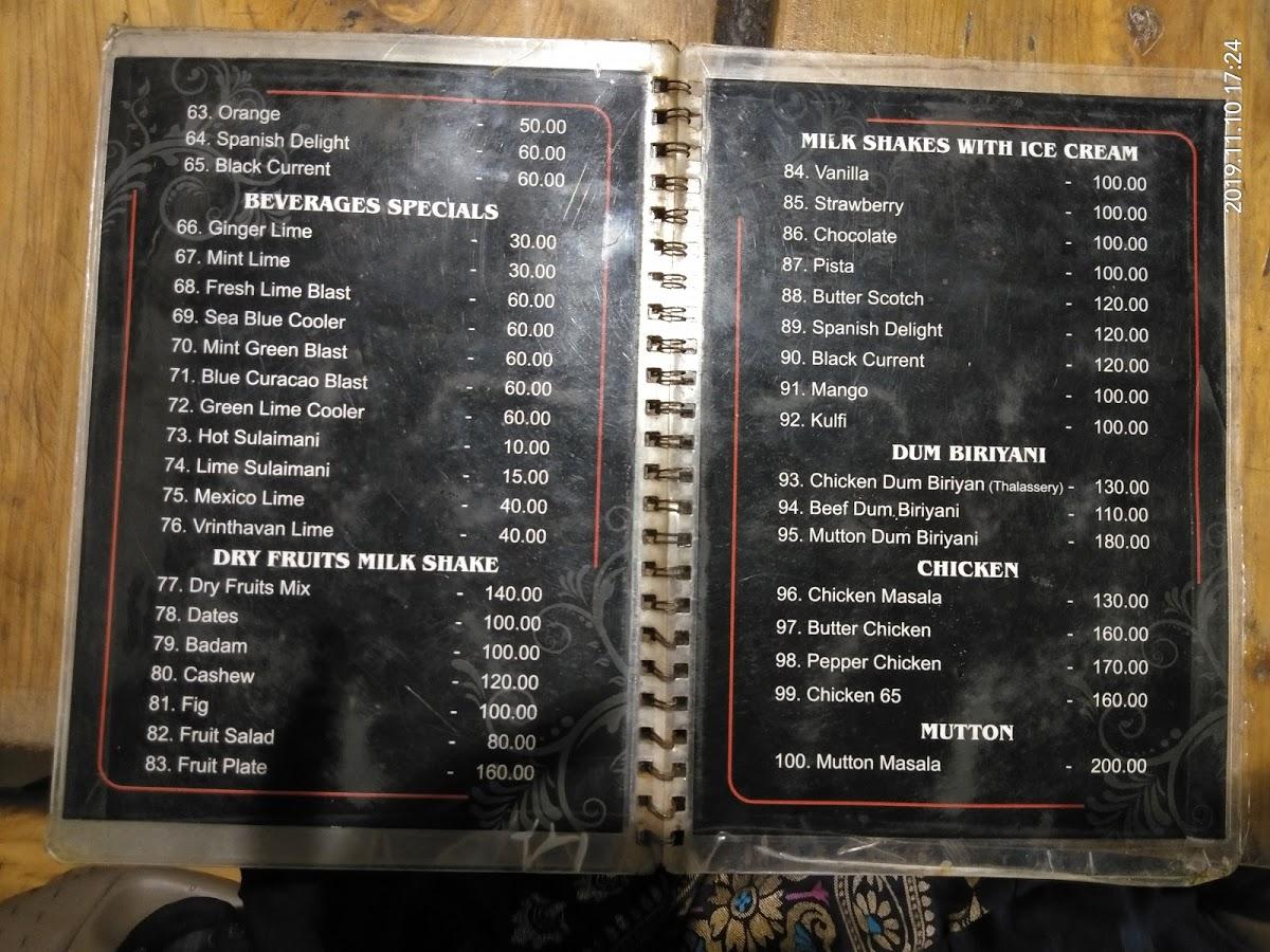 Menu at Shawarma Express, Kochi, 20/162R