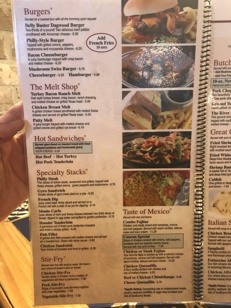 Menu at Hometown Family Restaurant, Greentown