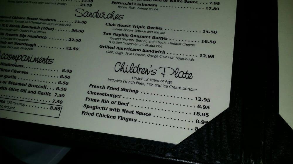 Menu at Dal Rae Restaurant, Pico Rivera