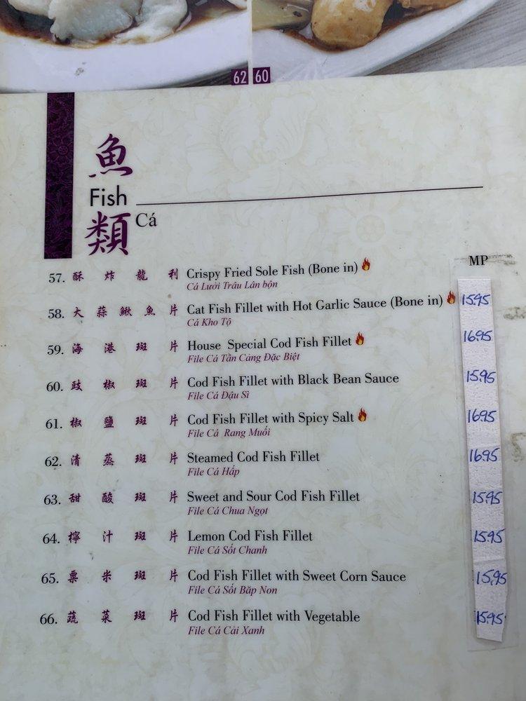Menu at A&W Seafood Restaurant, Los Angeles, Reseda Blvd