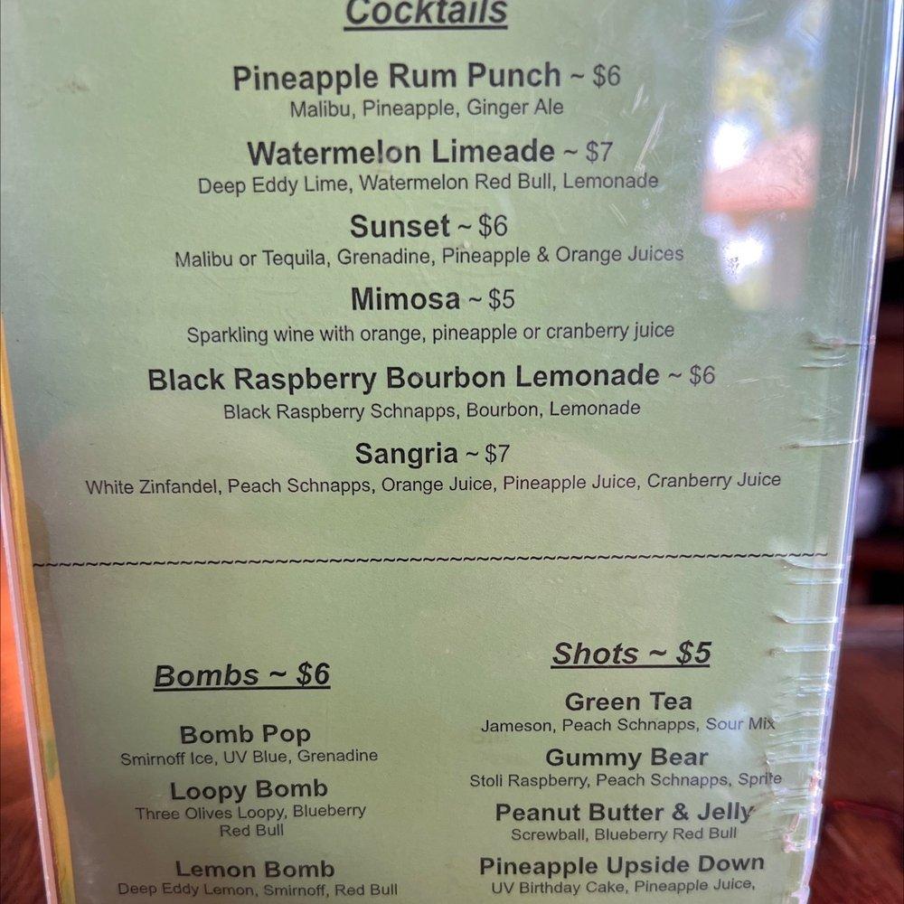 Menu at 1869 Draft Room pub & bar, Washington
