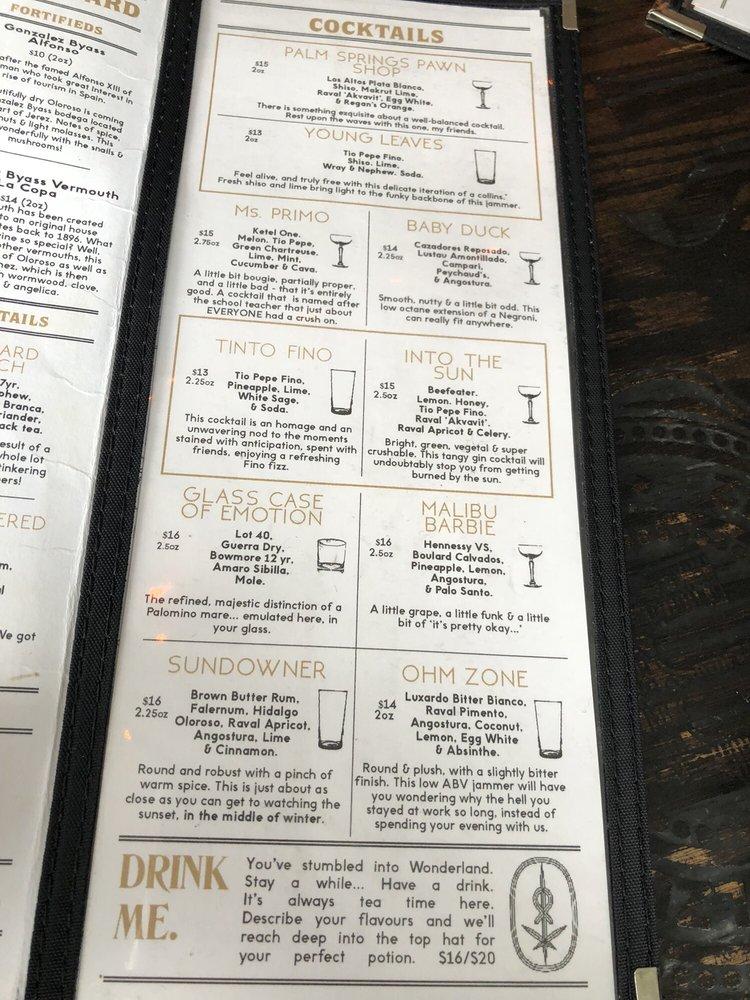 Menu at Bar Raval, Toronto, 505 College St