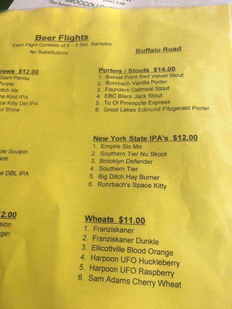 Menu at MacGregor's Grill & Tap Room pub & bar, Rochester, Buffalo Rd