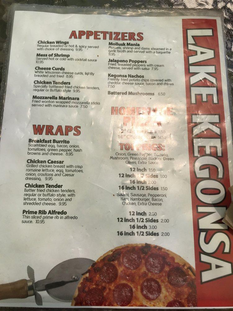 Menu at Springers restaurant, Madison