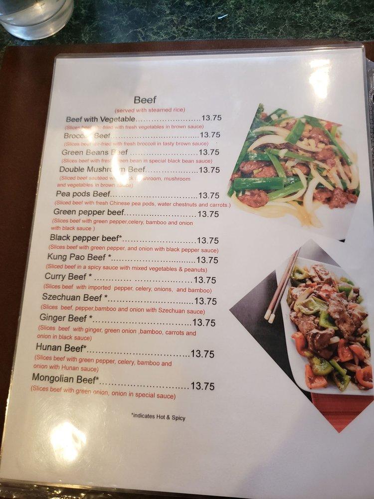 Menu at Happiness Chinese Restaurant, Spokane