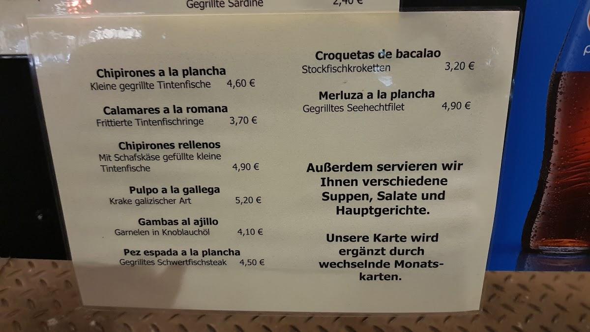 Speisekarte von Una Más - Bochum pub & Bar, Bochum