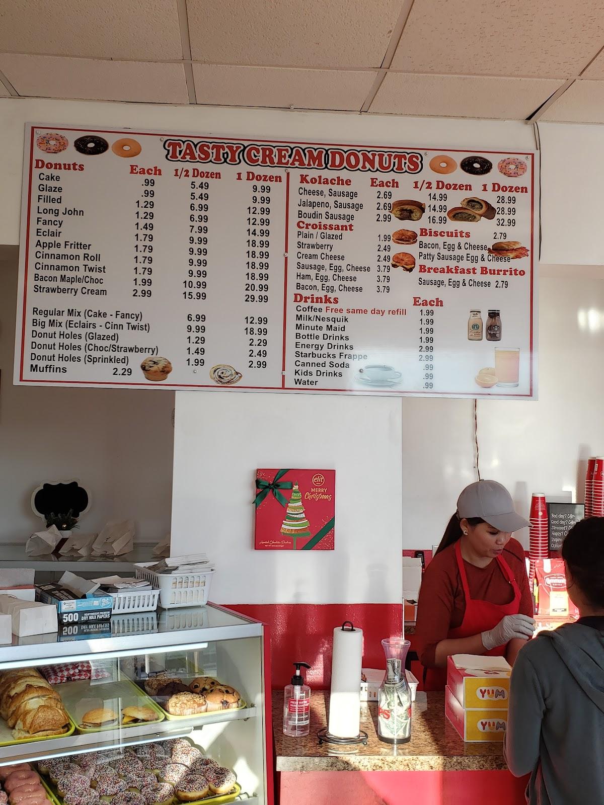 Menu at Tasty Cream Donuts, Raceland