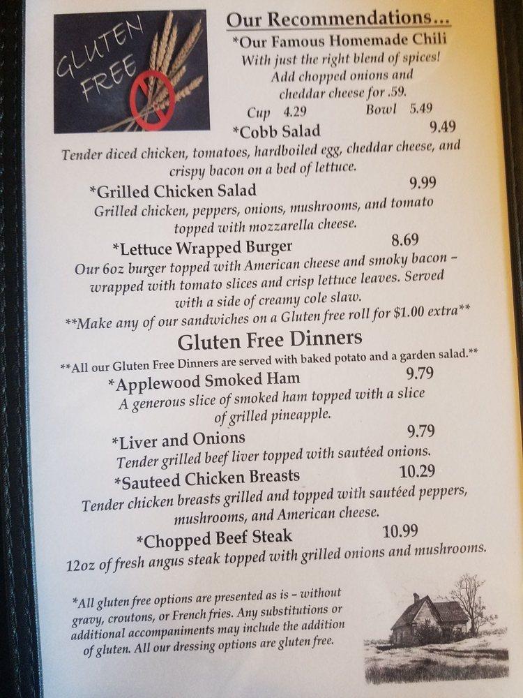 Menu at Dutch Pantry restaurant, Williamstown