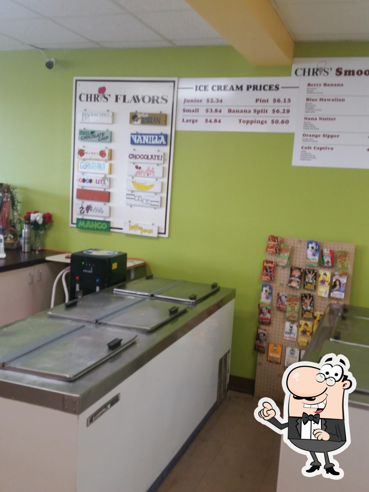 Chris' Ice Cream and Mexican Food, Indianapolis - Restaurant menu ...