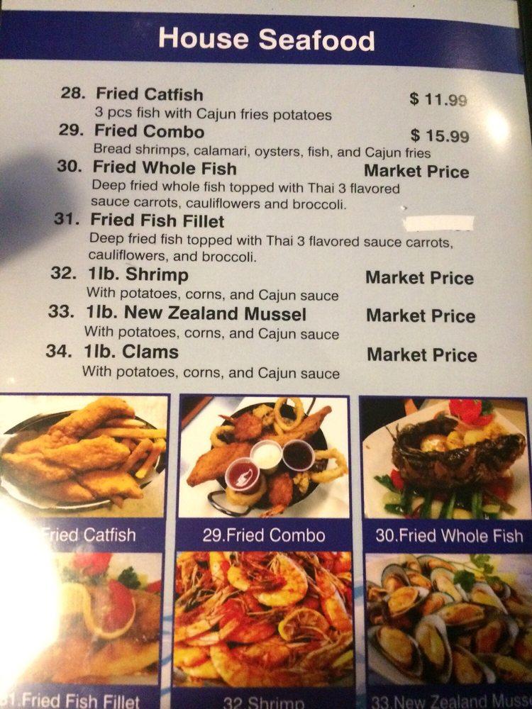 Menu at Nine Elephants restaurant, Corning