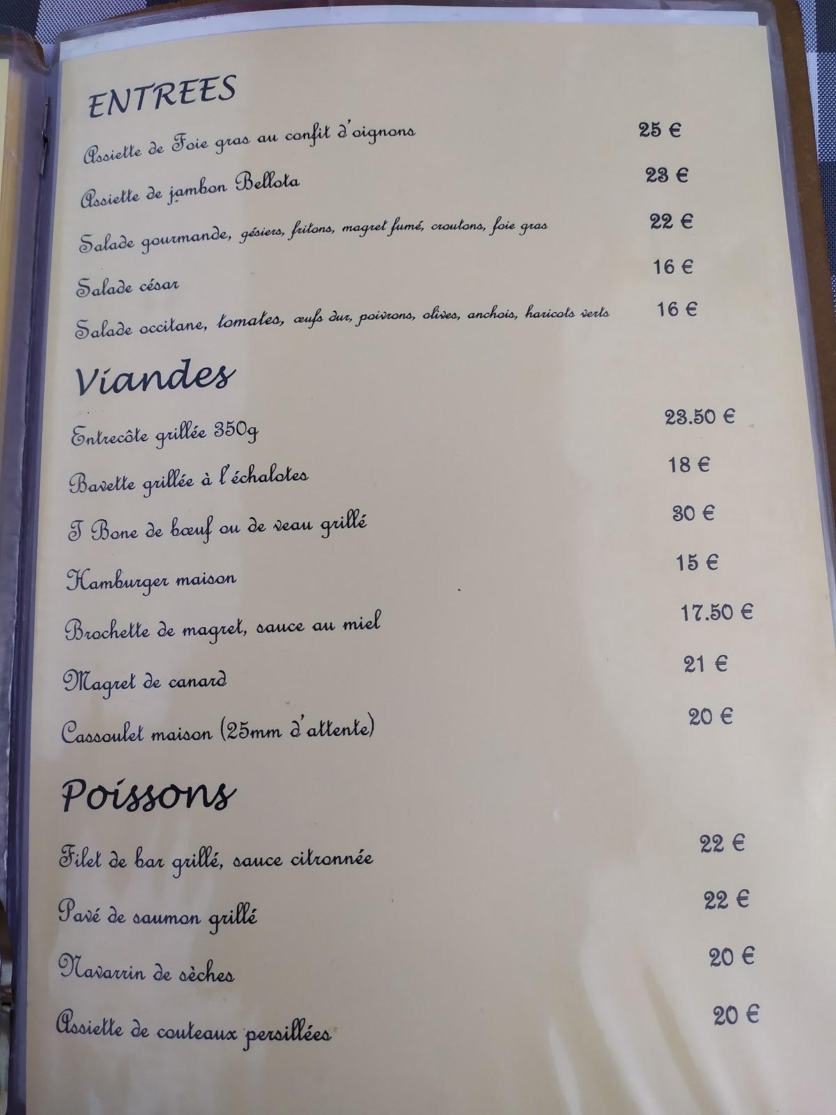 Menu au Verte Campagne restaurant, Lacroix-Falgarde, Centre Commercial ...