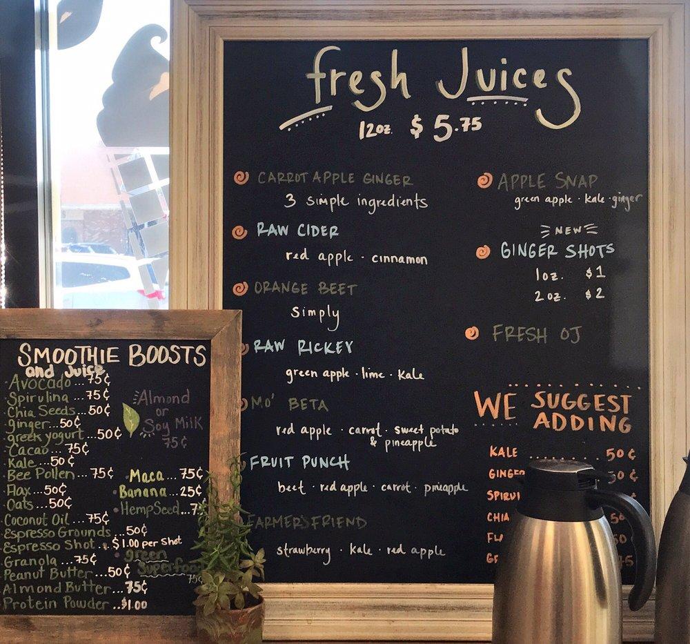 Menu at Frobie's Cafe, Dracut