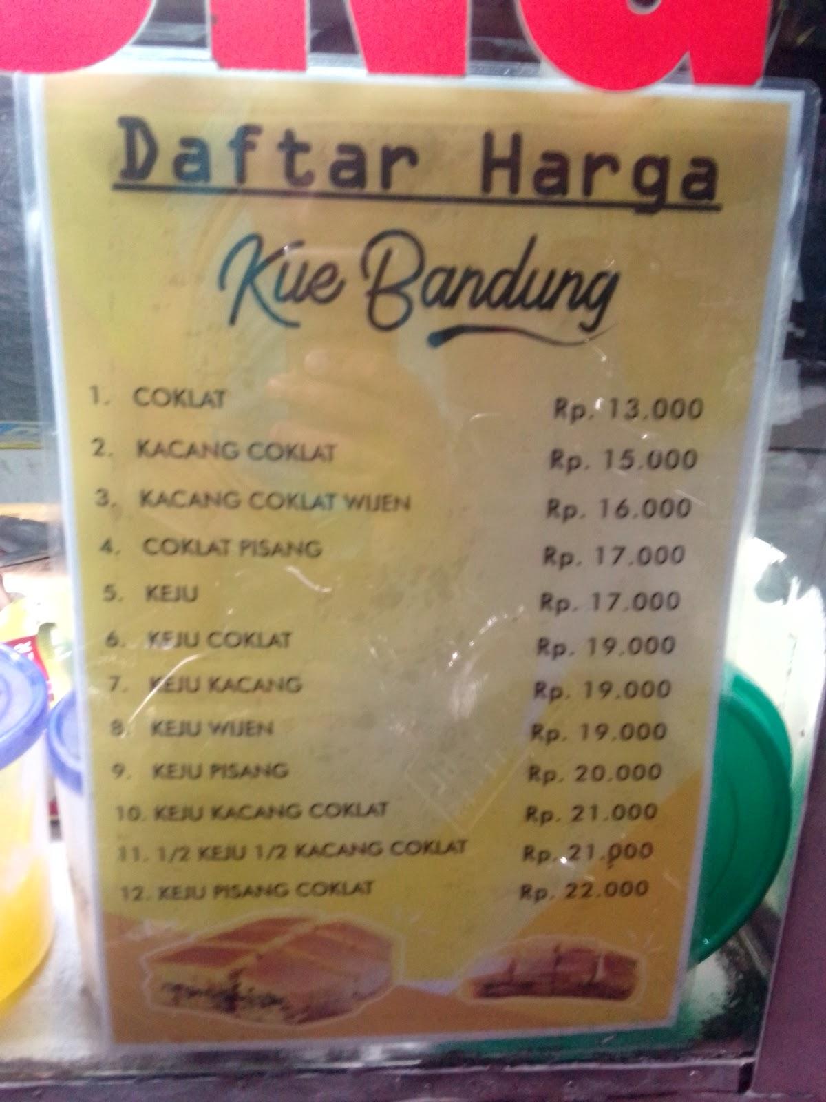 Menu at Kue Bandung Indomaret Langensari restaurant, Candirejo