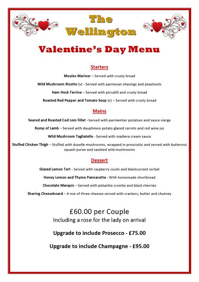 Menu at The Wellington pub & bar, Feltwell
