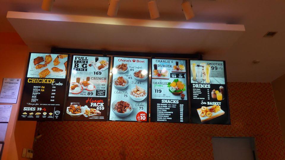 Menu at Chicken Charlie The Peak restaurant, Davao City