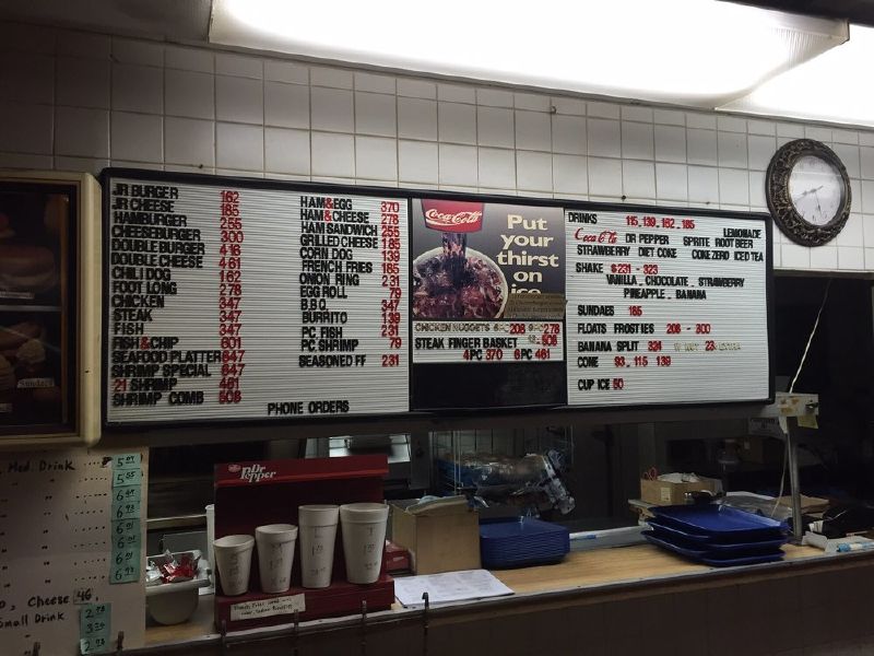 Menu at Dixie Maid fast food, Houston, Lyons Ave
