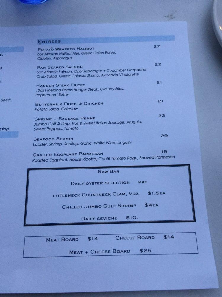 Menu at Brix + Brine pub & bar, Ogunquit