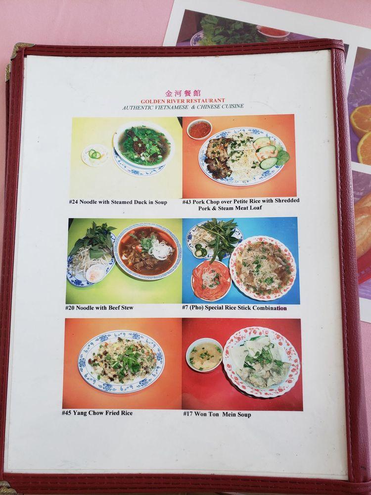 Menu at Golden River Restaurant, Honolulu