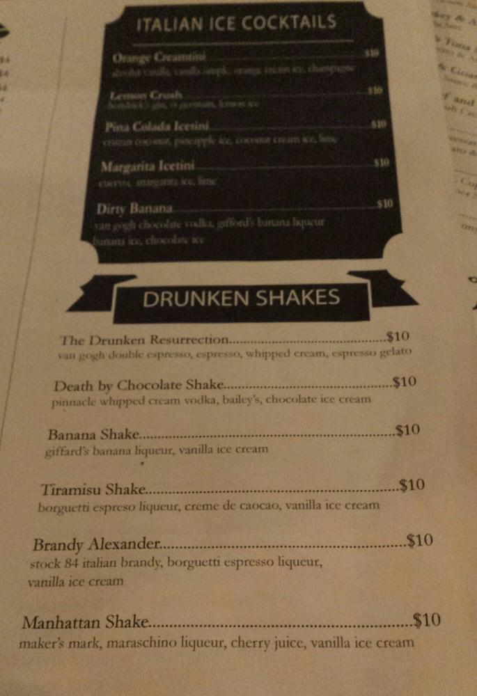 Menu at Carmella's Cafe and Dessert Bar, Charleston