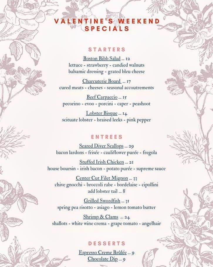 Menu at The Tinker's Son pub & bar, Norwell